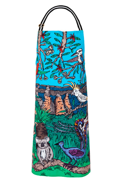 Cotton Apron: Australian Wildlife – Squidinki