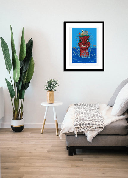 Limited Edition Art Print: Tooth Ferry – Squidinki